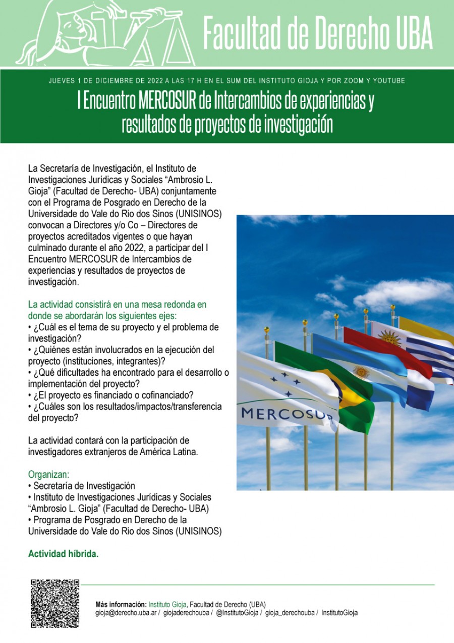 I Encuentro MERCOSUR de Intercambios de experiencias y resultados de ... I Encuentro MERCOSUR de Intercambios de experiencias y resultados de ...
