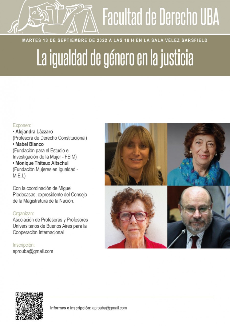 La Igualdad De Género En La Justicia Facultad De Derecho