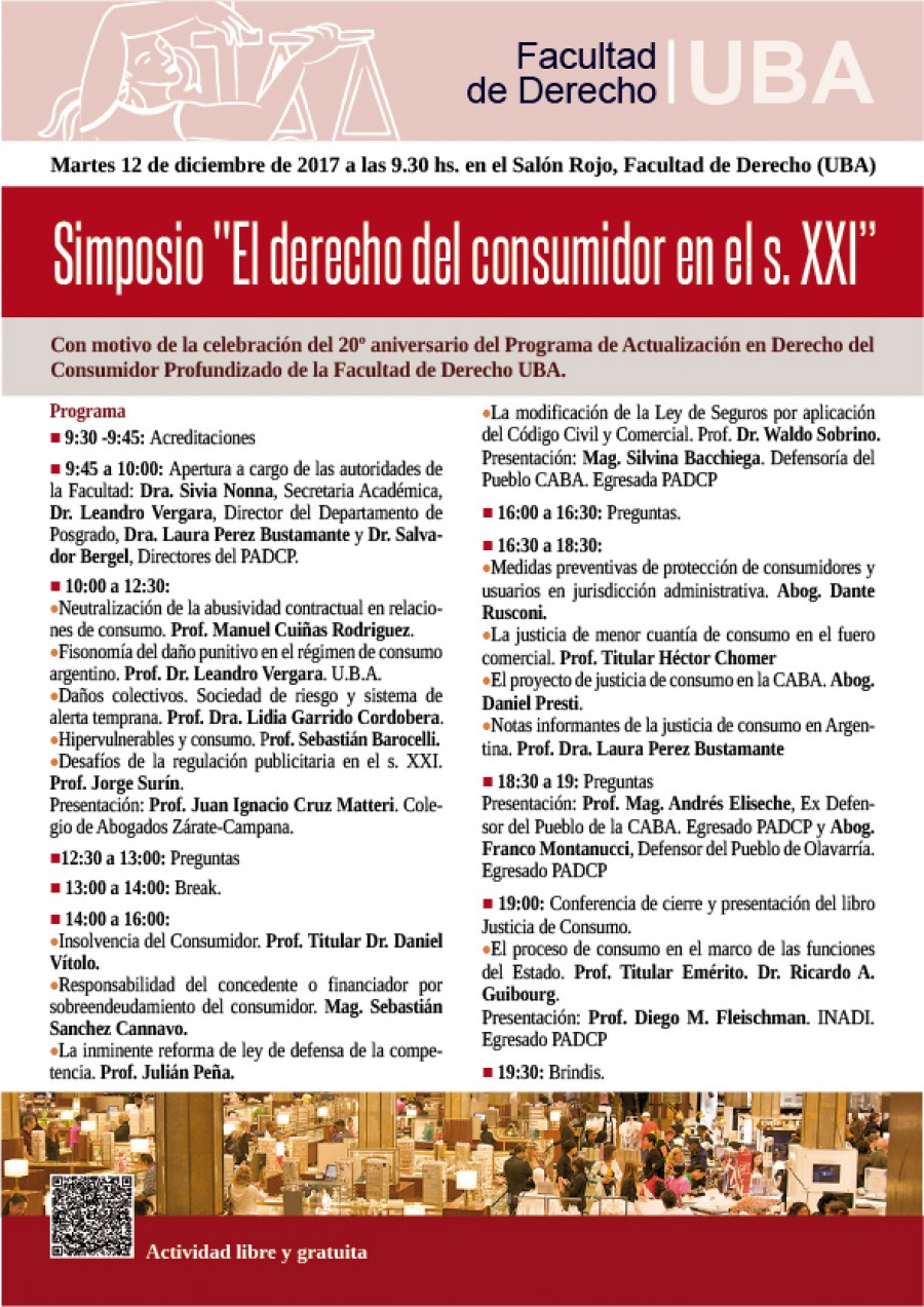 Simposio El Derecho Del Consumidor En El S Xxi Facultad De Derecho