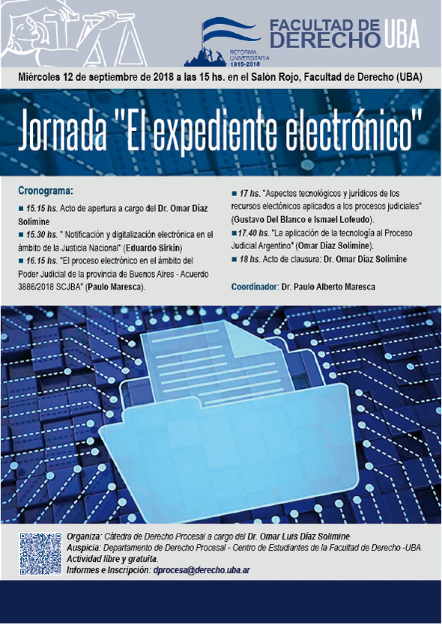 Jornada "El expediente electrónico" | Facultad de Derecho - Universidad de Buenos Aires